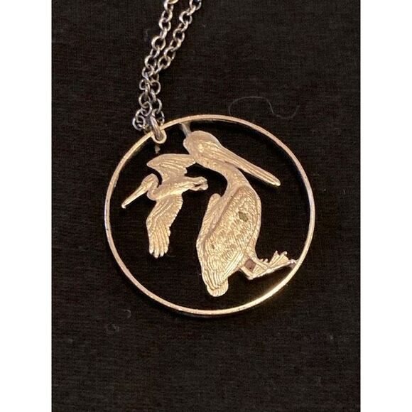 Vintage | Jewelry | Vintage British Virgin Islands Pelican 5 Cent Cut ...
